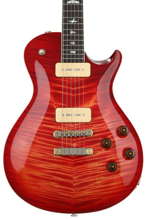PRS McCarty Singlecut 594 10-top Soapbar - Blood Orange with Pattern ...