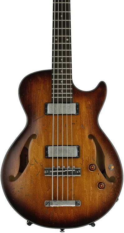 Ibanez Artcore Vintage 5-String Bass - Tobacco Burst | Sweetwater