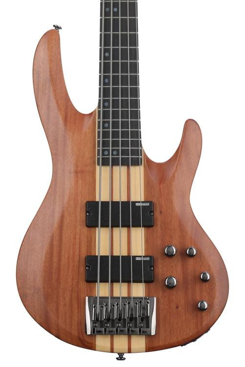 ESP LTD B-5E Mahogany 5-string Bass Guitar - Natural Satin | Sweetwater