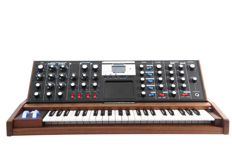 Moog Minimoog Voyager Select Series - Electric Blue Walnut | Sweetwater