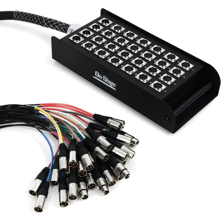 On-Stage SNK24450V2 24 x 4 Stage Snake - 50 foot Reviews | Sweetwater