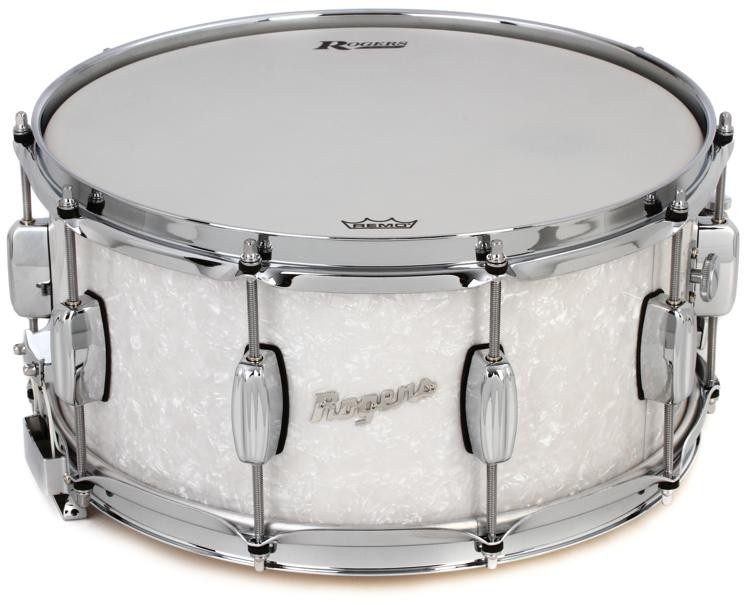 Rogers Drums Dyna-sonic Snare Drum - 6.5" x 14" White Marine Pearl ...