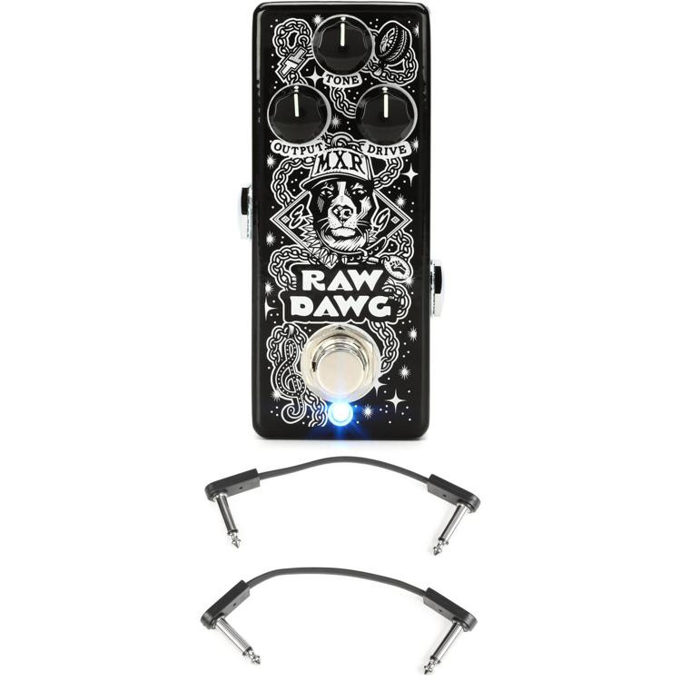 MXR EG74 Raw Dawg Overdrive Pedal with 3 Patch Cables | Sweetwater