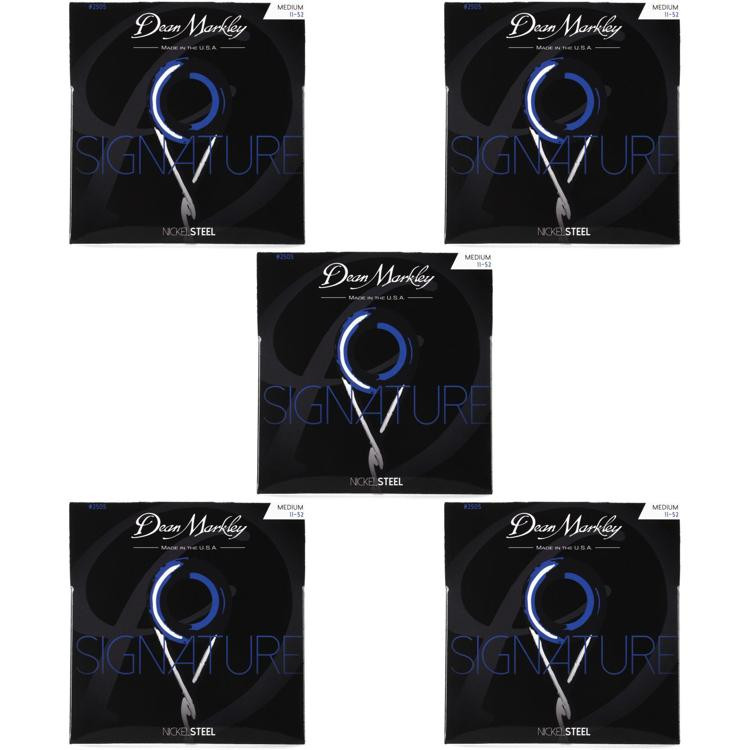 Dean Markley 2505 Signature Series NickelSteel Electric Guitar Strings ...