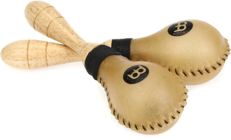 Meinl Percussion MSM2 Rawhide Maracas - Natural Finish | Sweetwater