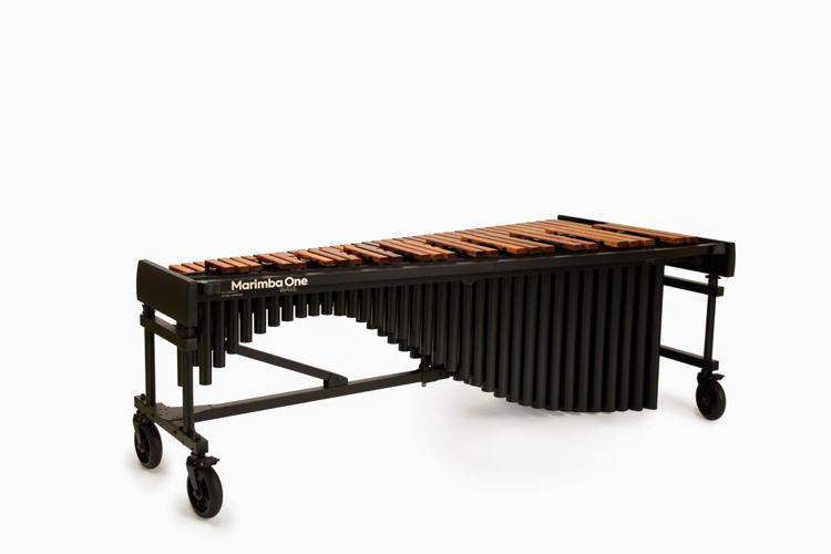 Marimba One 5.0-Octave Wave Marimba with 8 inch Casters - Black Classic ...