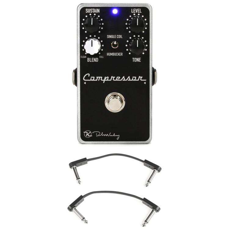 Keeley Compressor Plus 4-Knob Compressor Pedal with 3 Patch Cables ...