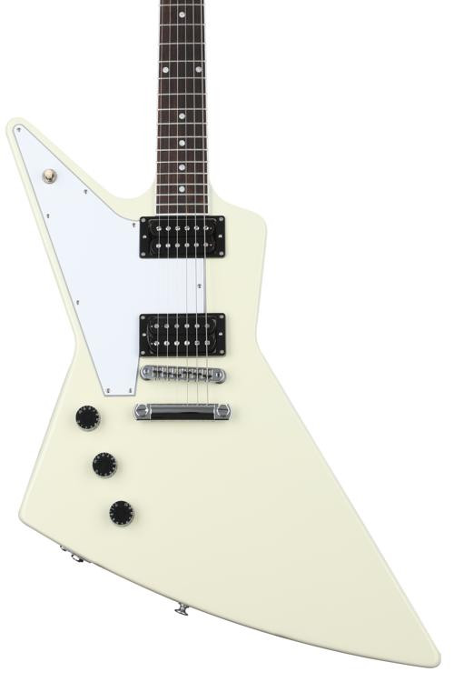 Gibson '70s Explorer Left-handed Electric Guitar - Classic White ...