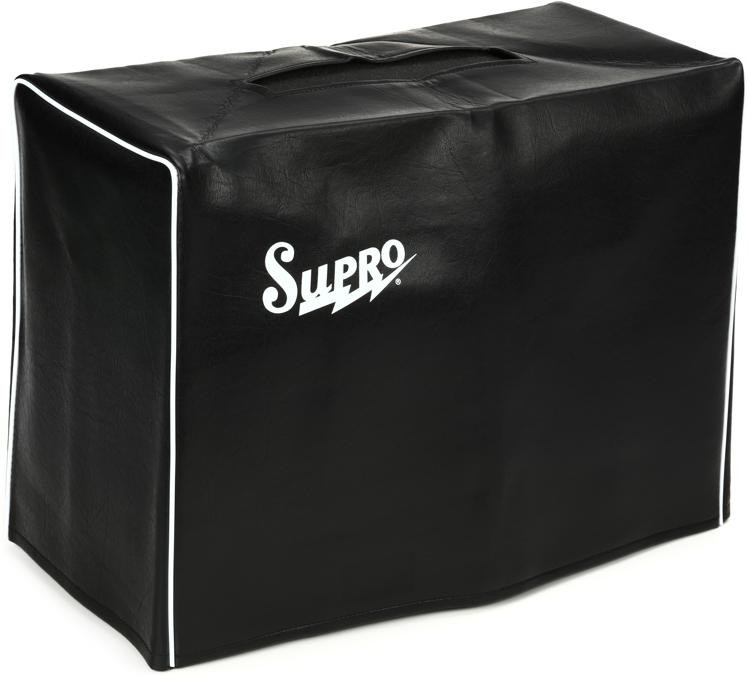 Supro Black Vinyl Amp Cover w/Logo - 1x10" | Sweetwater