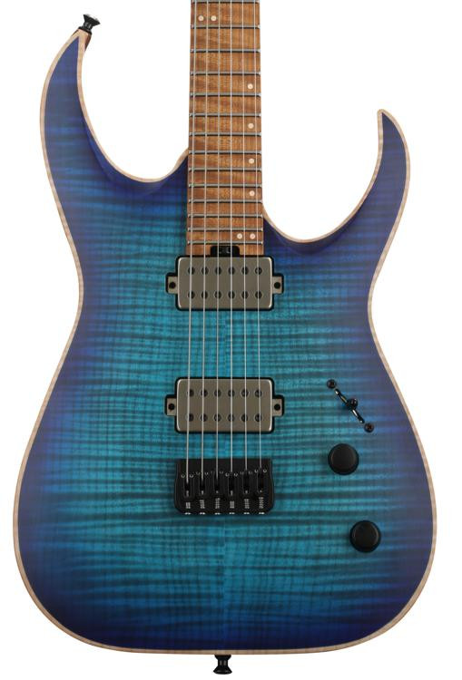 Jackson USA Misha Mansoor Signature Juggernaut HT6 - Satin Laguna Burst ...