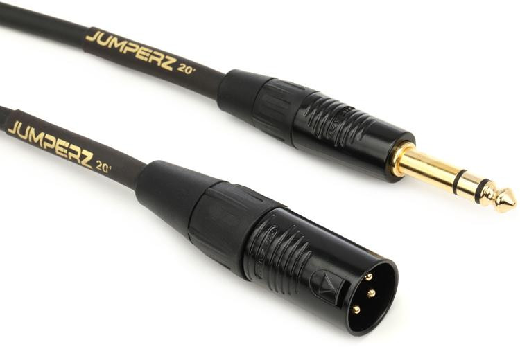 JUMPERZ JGTRSXM-20 Gold Cable - 20 foot Bundles | Sweetwater