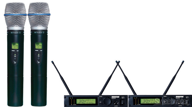 Shure ULXP24D/Beta87A - J1 Band, 554 - 590 MHz | Sweetwater