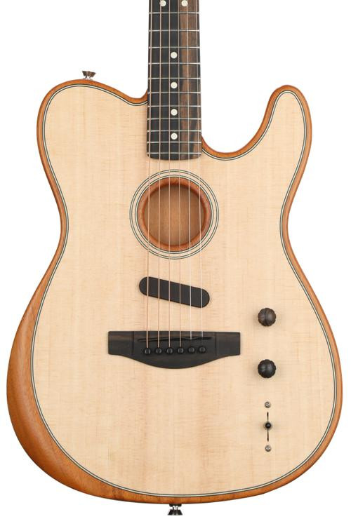 Fender Acoustasonic Telecaster - Natural | Sweetwater