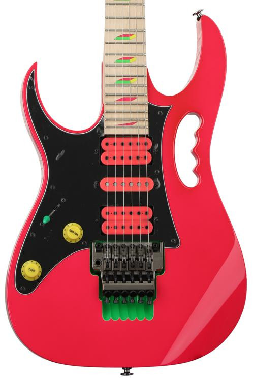 Ibanez JEM777 Steve Vai Signature Left-handed - Shocking Pink | Sweetwater