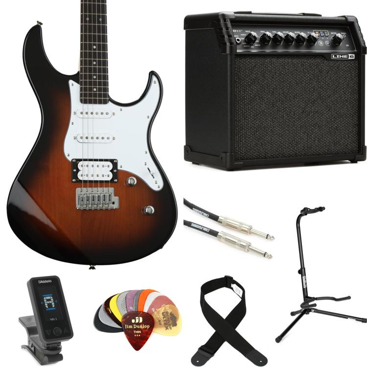 Yamaha PAC112V Pacifica and THR5 Amp Bundle - Old Violin Sunburst | Sweetwater