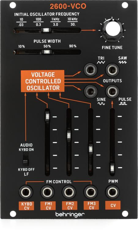 Behringer 2600-VCO Eurorack Voltage-controlled Oscillator Module | Sweetwater