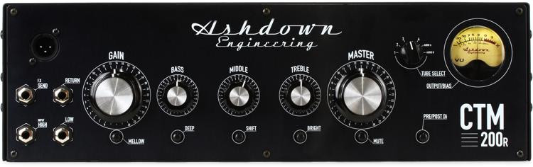 Ashdown CTM-200R 200-watt Tube Bass Head Reviews | Sweetwater