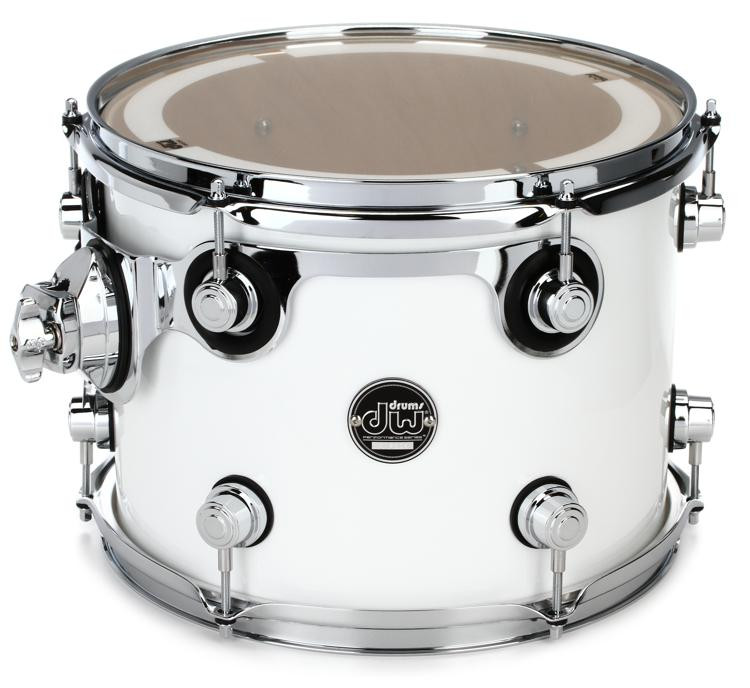 DW Performance Series Mounted Tom - 9" x 12" Gloss White Lacquer ...