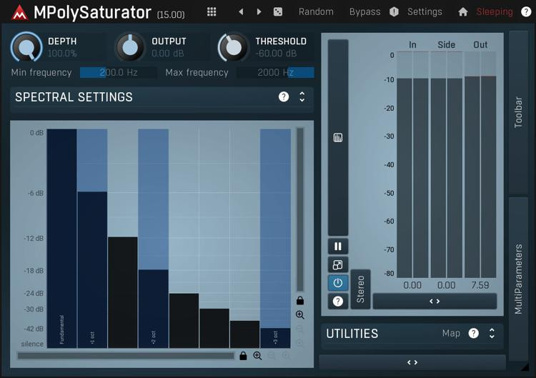 MeldaProduction MPolySaturator Spectral Saturation Plug-in | Sweetwater