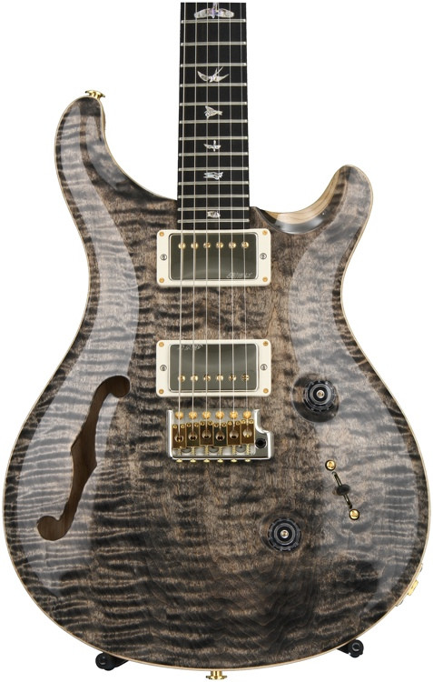 PRS Wood Library Custom 24 Semi-Hollow, Rosewood Neck - Charcoal ...