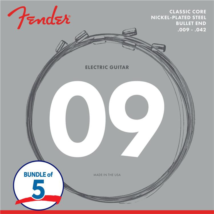 Fender 3255L Classic Core NPS Bullet End Electric Guitar Strings - .009 ...