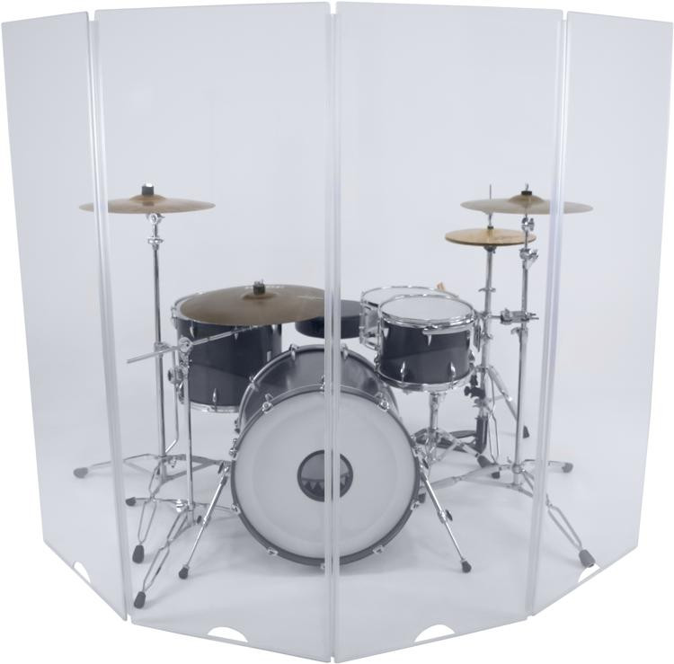 Sound Shields VDS-4-K 5.5 foot Tall 8 foot Wide 4 Section Acrylic ...