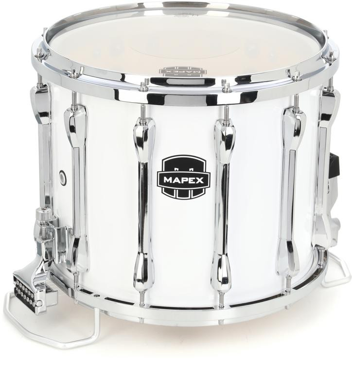 Mapex Qualifier Marching Snare Drum - 14-inch x 12-inch, Gloss White ...
