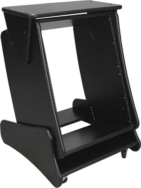 RAB Audio ProRak 14U Rack with Six Adjustable Angles, Top Shelf, and ...