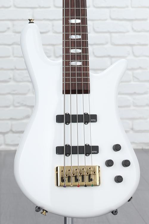 Spector Euro 5 Classic Bass Guitar - Solid White | Sweetwater