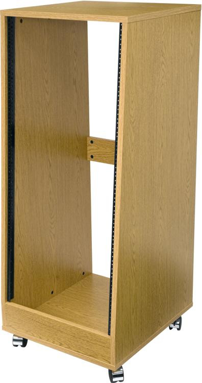 Middle Atlantic Products OSR24 24U Sloped Studio Rack with Casters ...