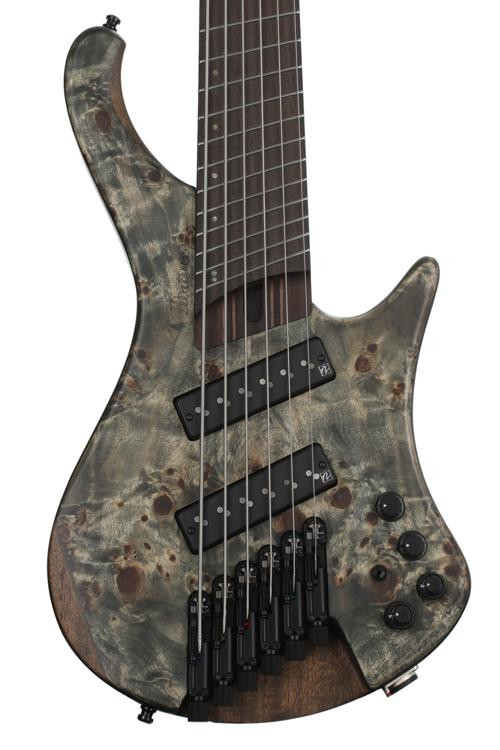 Ibanez Bass Workshop EHB1506MS Bass Guitar - Black Ice Flat | Sweetwater