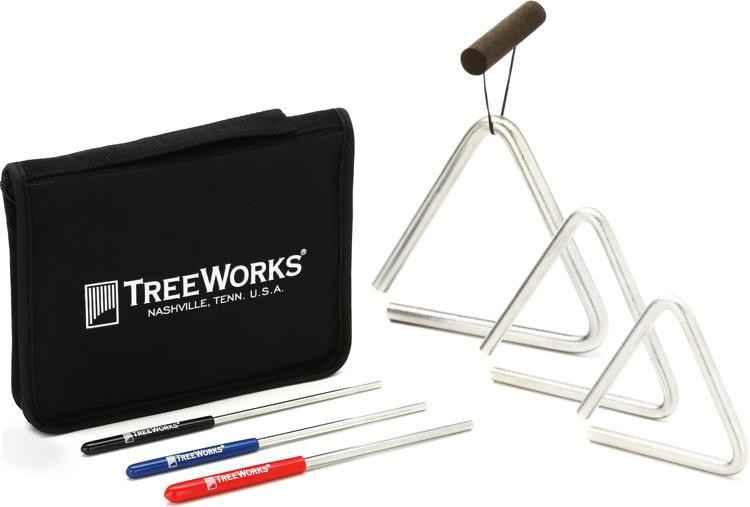 Treeworks TRE57BP Triangle Set with Beaters and Bag | Sweetwater