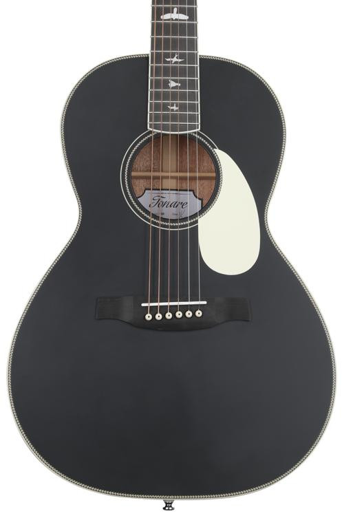 PRS SE Parlor P20 Acoustic Guitar - Black Satin Top | Sweetwater