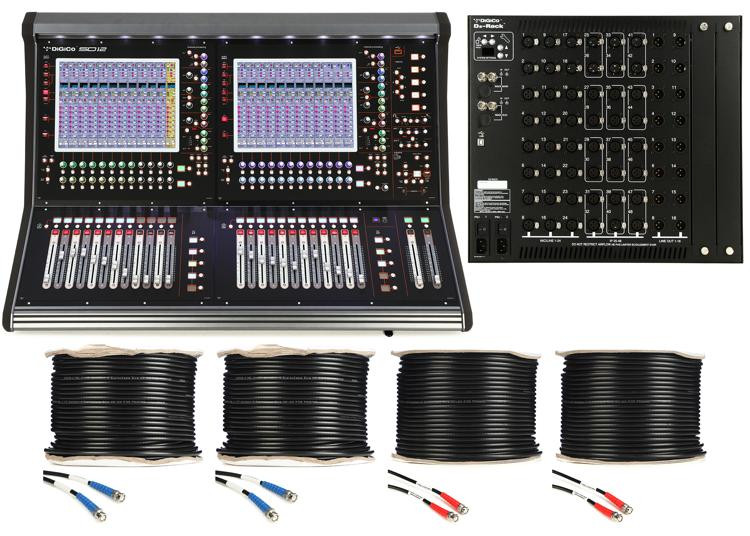 DiGiCo SD12 96 Control Surface D2 Package - MADI Only | Sweetwater