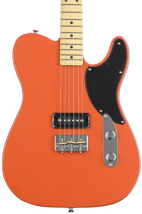Fender Noventa Telecaster - Fiesta Red with Maple Fingerboard | Sweetwater