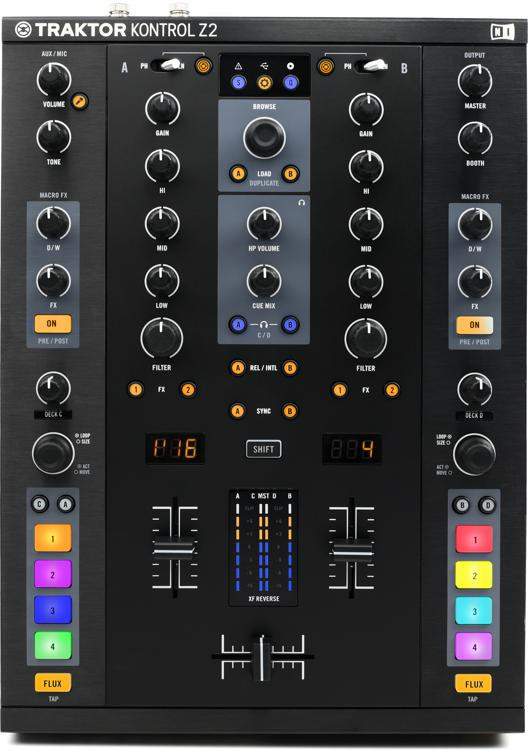 Native Instruments Traktor Kontrol Z2 DJ Mixer, Traktor Controller and ...
