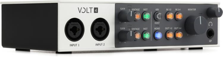 Universal Audio Volt 4 USB-C Audio Interface | Sweetwater