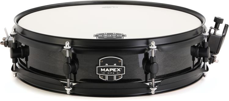 Mapex MPX Maple/Poplar Piccolo Snare Drum - 3.5-inch x 14-inch, Black with Black Hardware ...