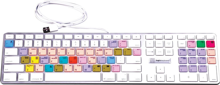 LogicKeyboard Logic 8 Keyboard - Aluminum | Sweetwater