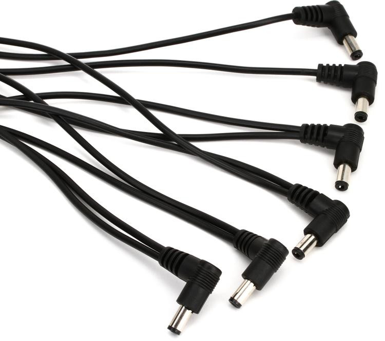 Gator Male Daisy Chain Power Cable With 5 Outputs - 5 foot | Sweetwater