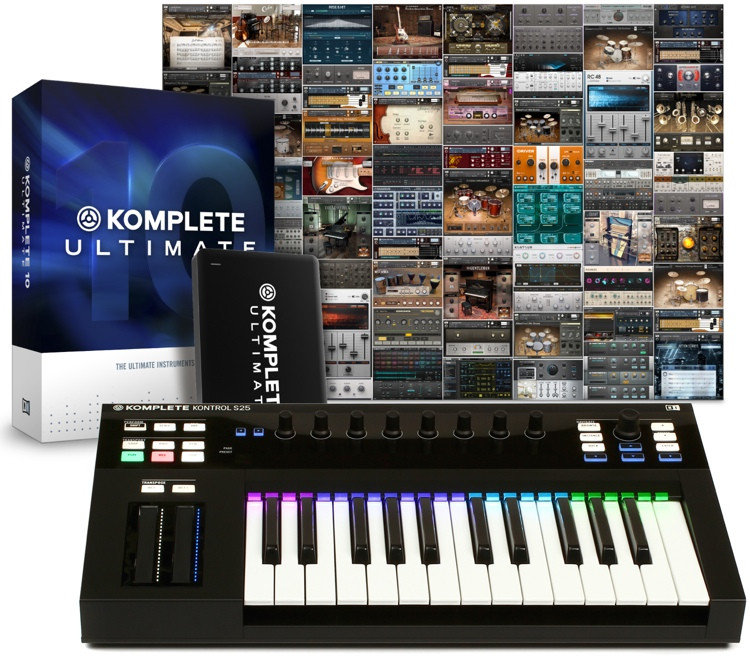 Native Instruments Komplete Kontrol S25 with Komplete 10 Ultimate ...