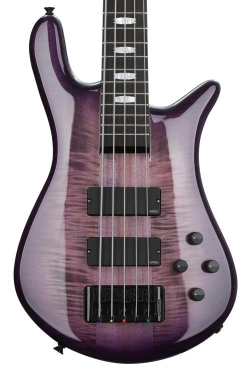 Spector Euro 5 LT Bass Guitar - Violet Burst Gloss - Sweetwater Exclusive