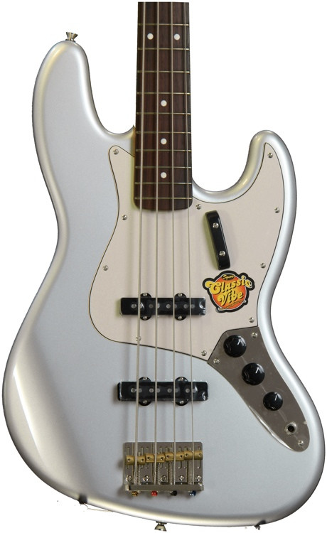 Squier Classic Vibe Jazz Bass '60s - Inca Silver | Sweetwater