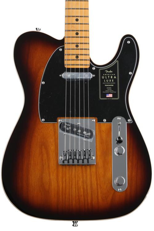 Fender American Ultra Luxe Telecaster - 2-color Sunburst with Maple ...