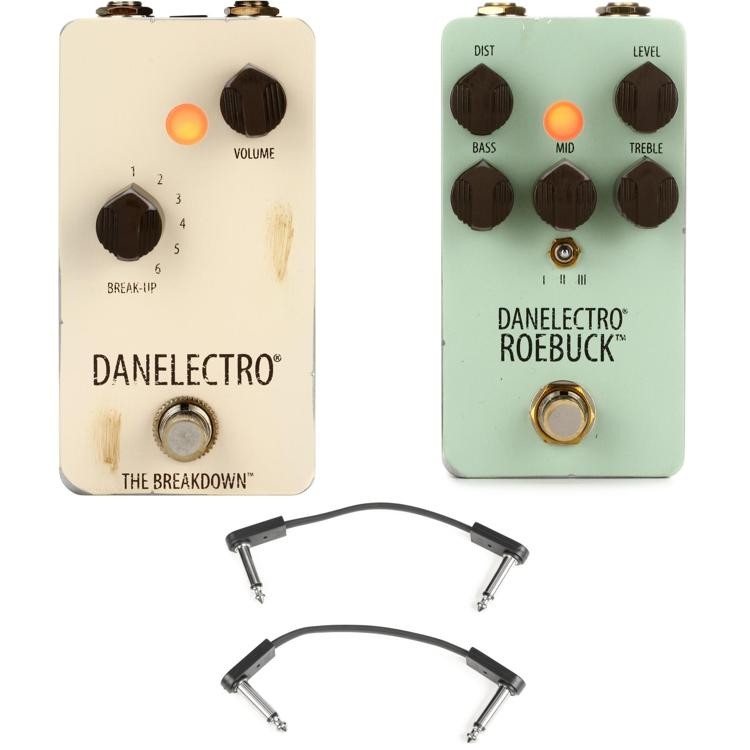 Danelectro Roebuck Distortion and The Breakdown Overdrive Pedal Bundle ...