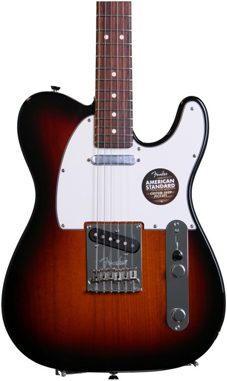 Fender American Standard Telecaster - 3-color Sunburst with Rosewood ...