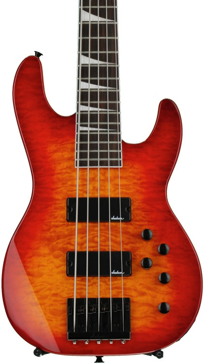 Jackson JS Series Concert Bass JS3VQ - Cherry Burst | Sweetwater