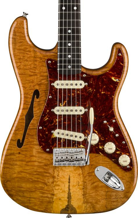 Fender Custom Shop Artisan Stratocaster Thinline - Spalted Maple Top ...