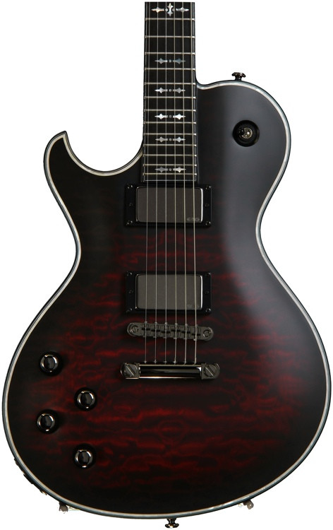 Schecter Hellraiser Extreme SOLO-6 E Left-handed - Crimson Red Burst ...