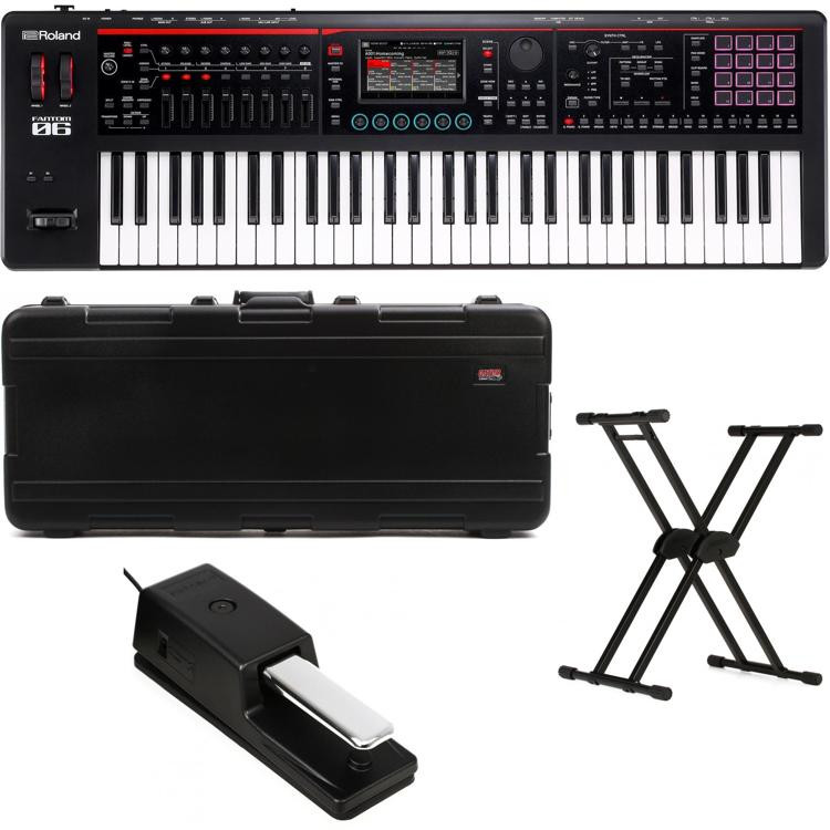 Roland FANTOM-06 Music Workstation Stage Bundle | Sweetwater